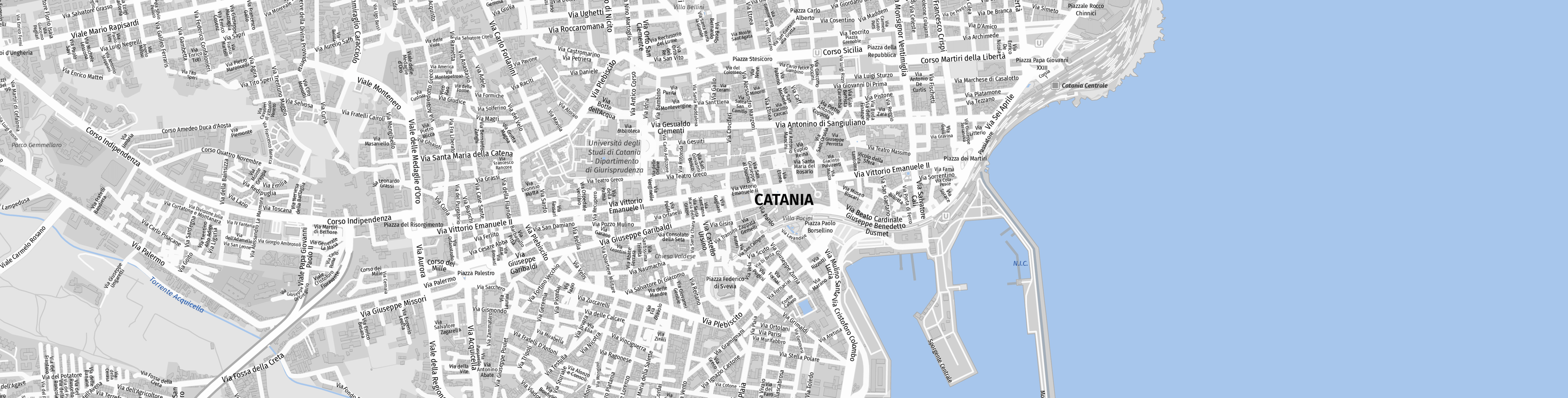 Cuartel Sumaruga Catania Italia Mapa