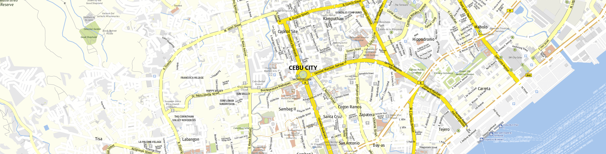 Download Map Cebu Stadt Download Map Cebu Stadt