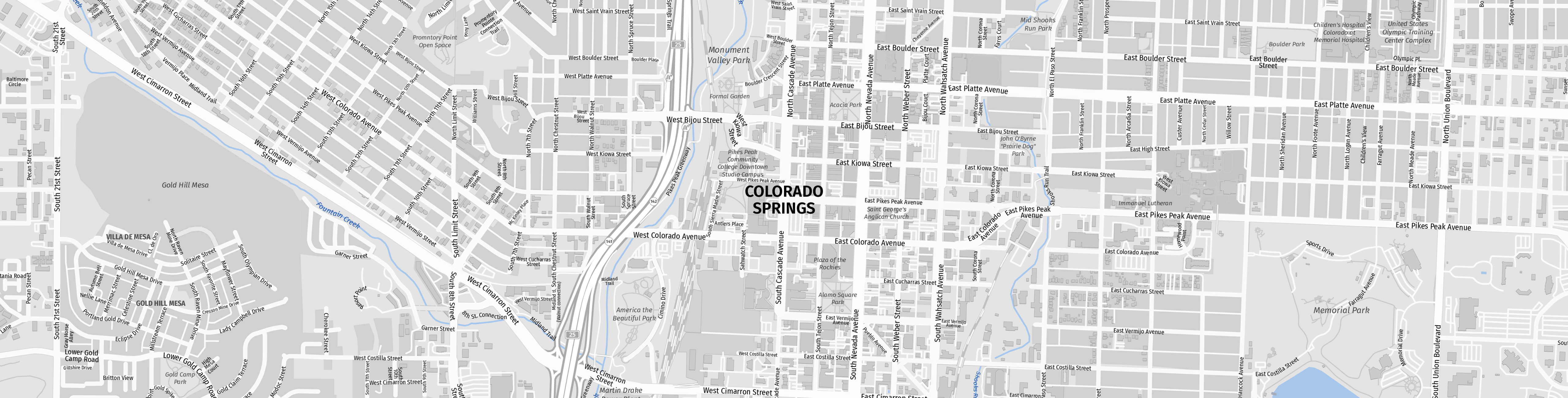 Mapa De Colorado Springs Maps | State Land Board