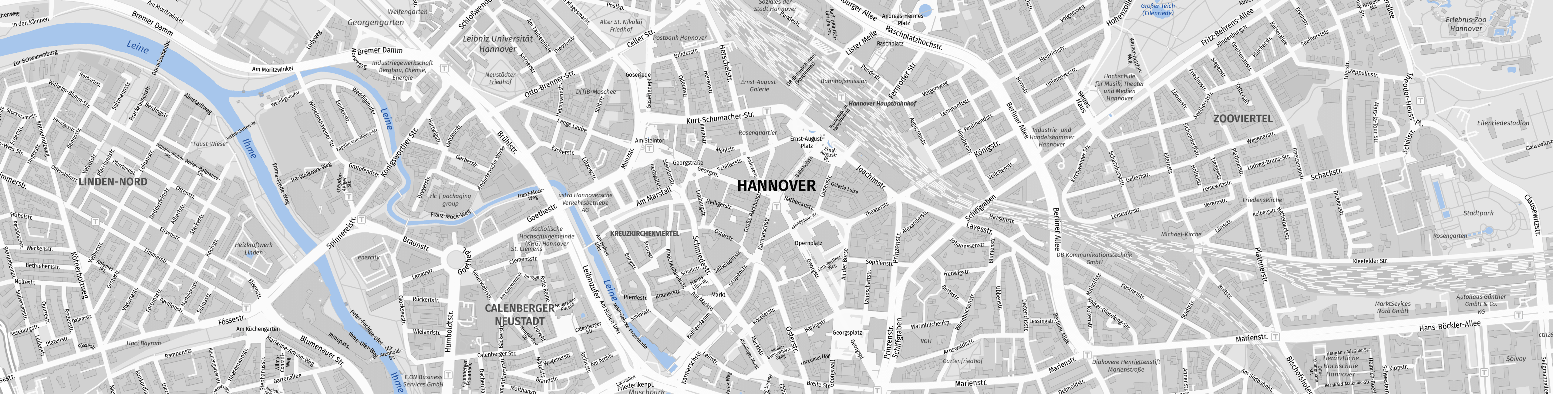 Tourist Map Hannover Germany