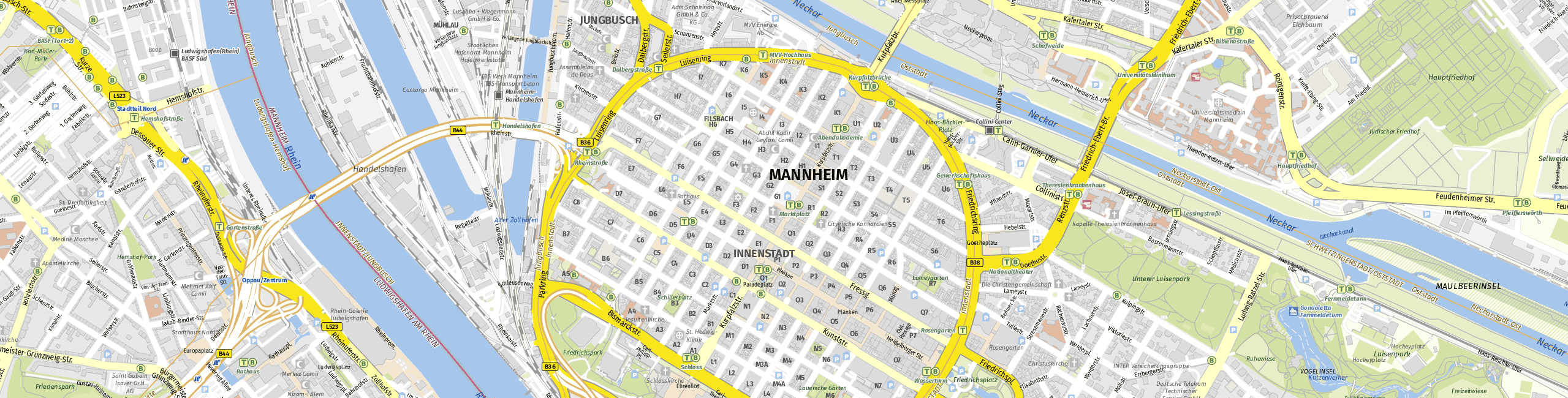 Download Map Mannheim Download Map Mannheim