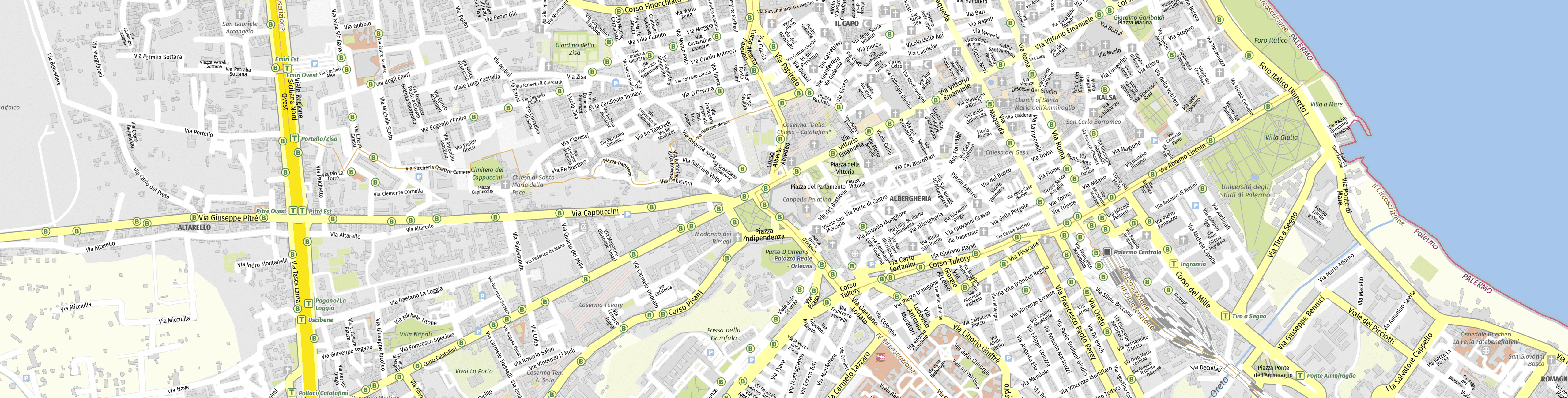 Dornbirn Stadtkarte Palermo Palermo + Karten Und Stadtpläne