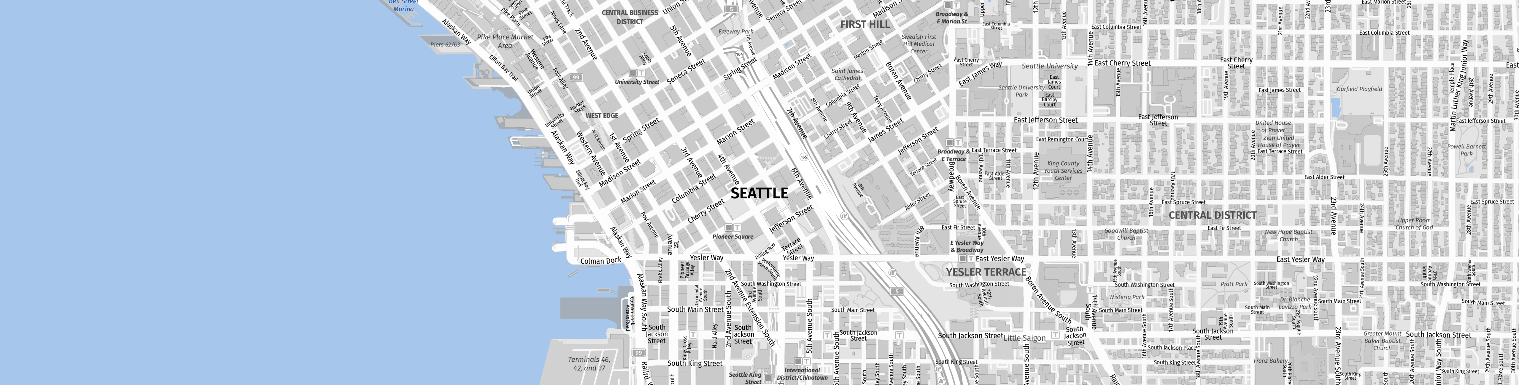 Seattle City Street Maps