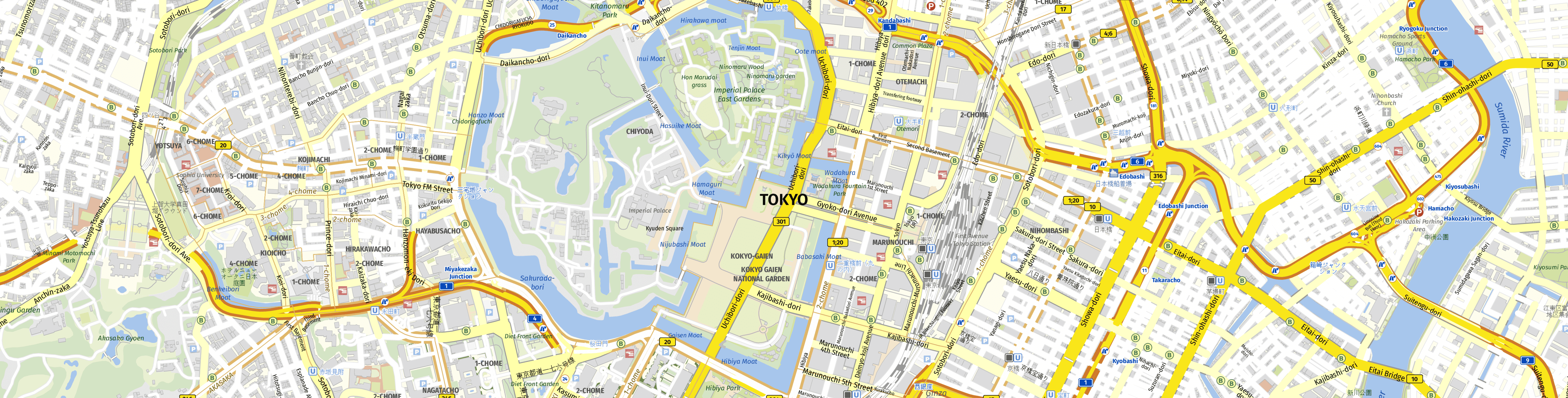 Printable map of tokyo attractions 60 photos - Morilly.com